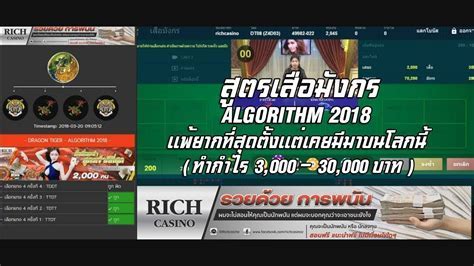 ALGORITHM 2019 เสือมังกร