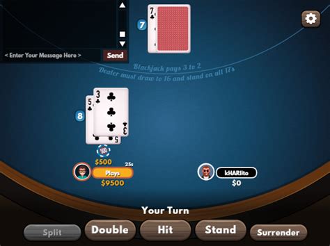 BLACKJACK CARD GAME ONLINE